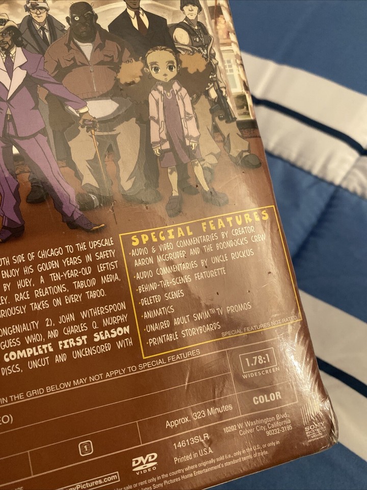 The Boondocks - Complete First Season (DVD, 2006, 3-Disc) Uncut ...