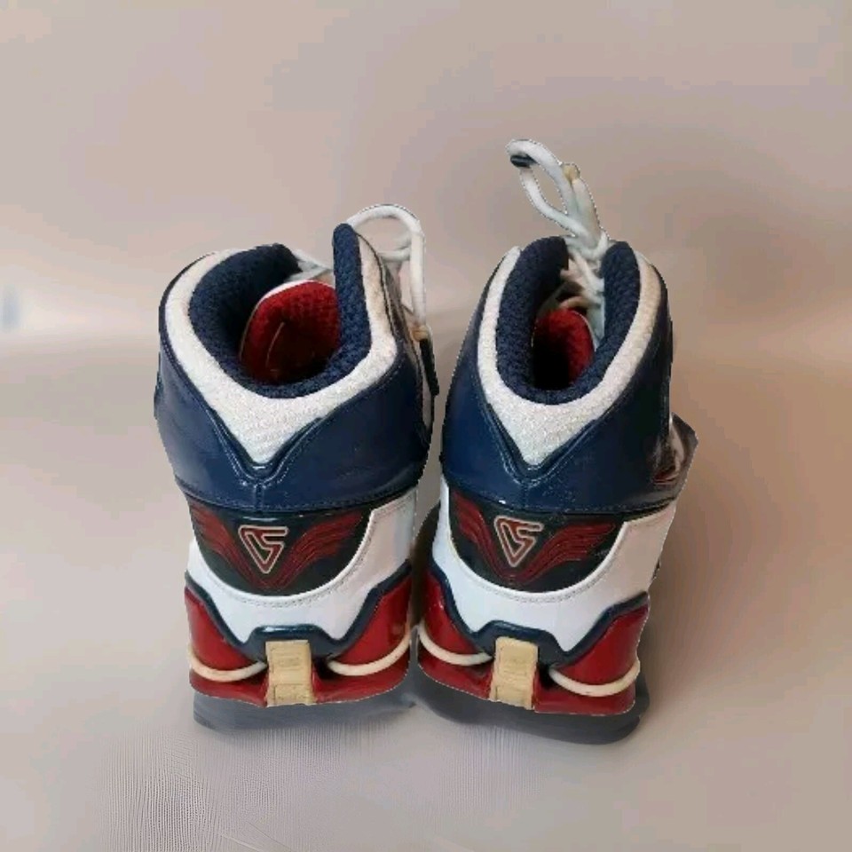 Nike Shox Basketball Shoes VC5 Olympic Red/White/Blue 2005 Men's 11.5 ...