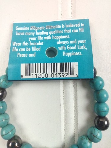 Zorbitz Lucky Magnetic Bracelet Good Luck Happiness Turquoise ...