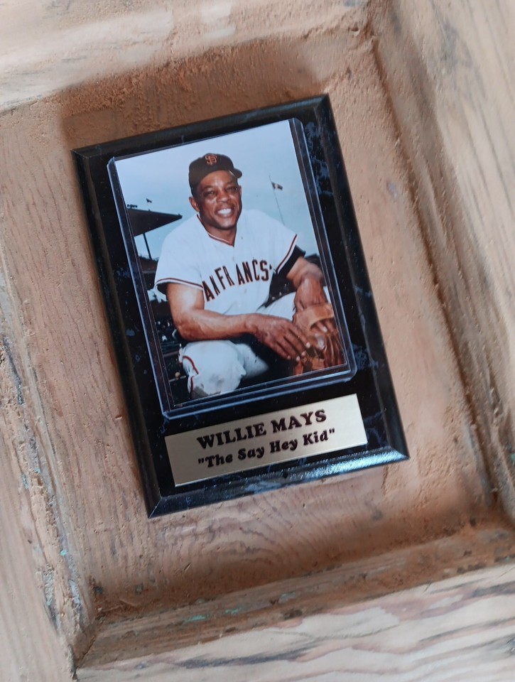 Willie Mays The Say Hey Kid Plaque | eBay