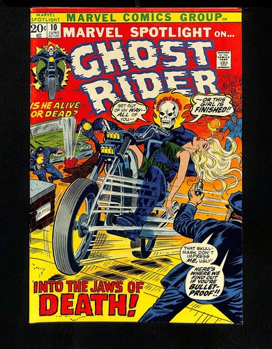 Marvel Spotlight #10 VF- 7.5 Ghost Rider! 1st App Witch-Woman! Herb ...