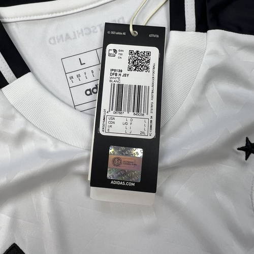 Germany Team Jersey 2024 Home Soccer Shirt Adidas IP8139 White Mens ...