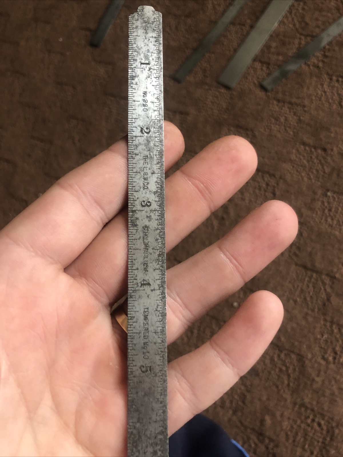 Vintage THE L.S.S. CO. No.320 TEMPERED No.10 6 inch plus 3 inch ...