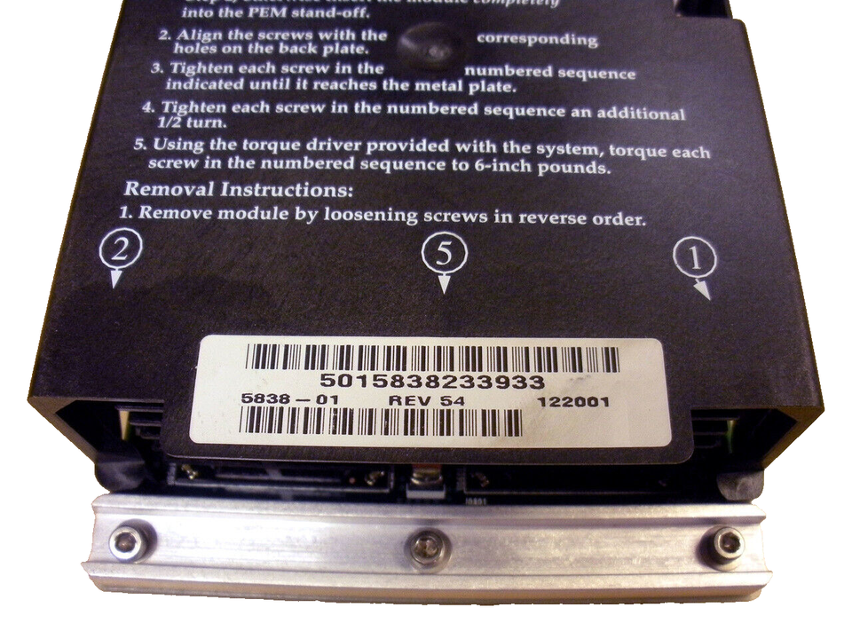 Sun 501-5838 X2580A 400MHz/8MB UltraSPARC II CPU for E3x00 E4x00 E5x00 ...