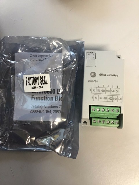 Allen-Bradley Micro800 30 VDC 4 Channel Digital Output Module (2080-OB4 ...