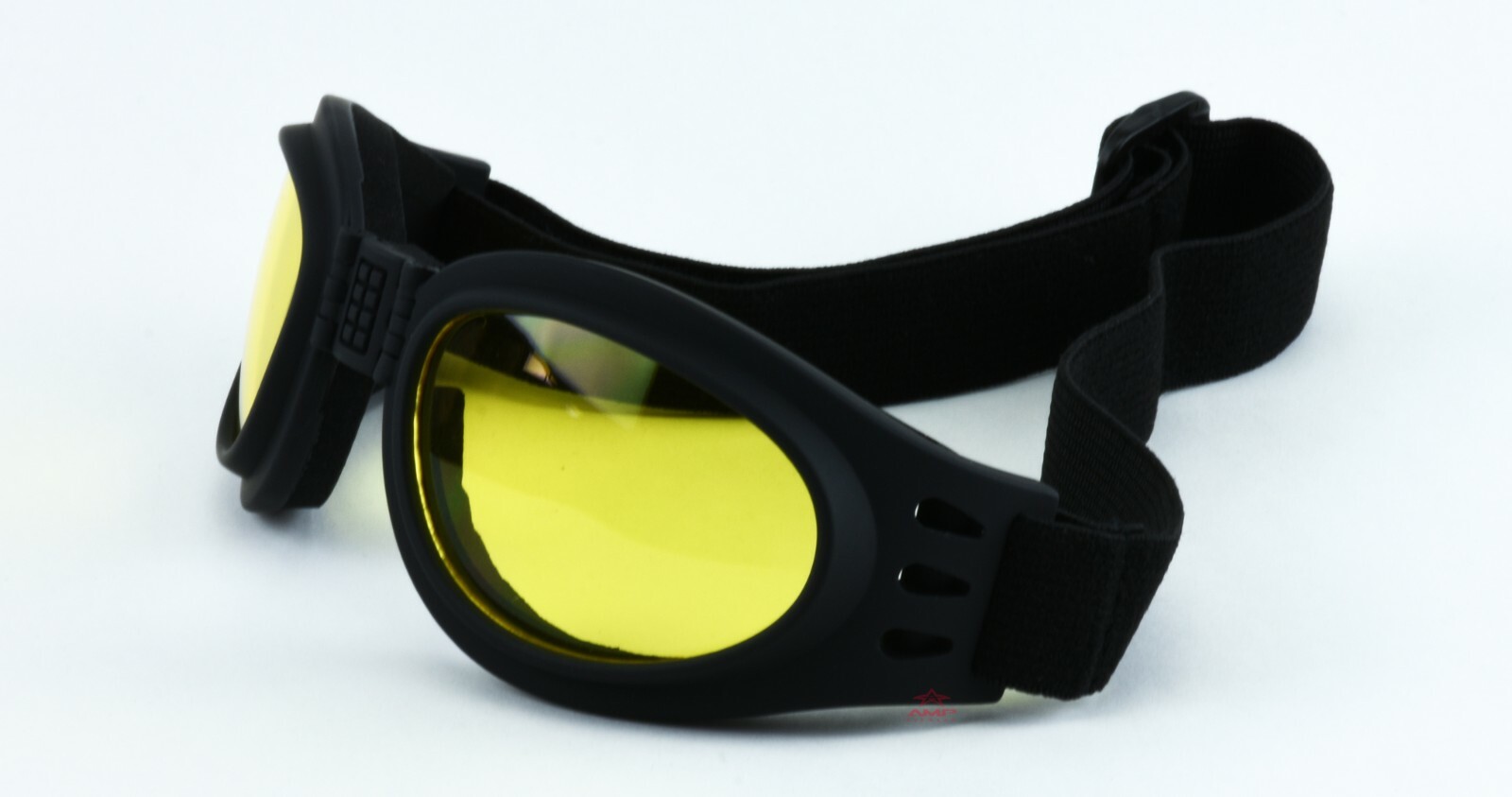 Shatterproof Motorcycle/Paint Ball Foam Padded Goggles Foldable Black ...