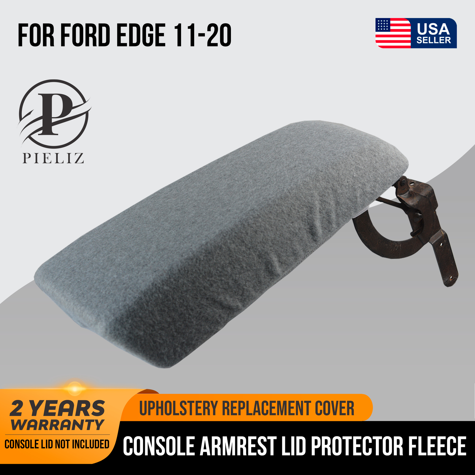 Fits 2011-2020 Ford Edge Protector Fleece Console Armrest Cover Gray | eBay