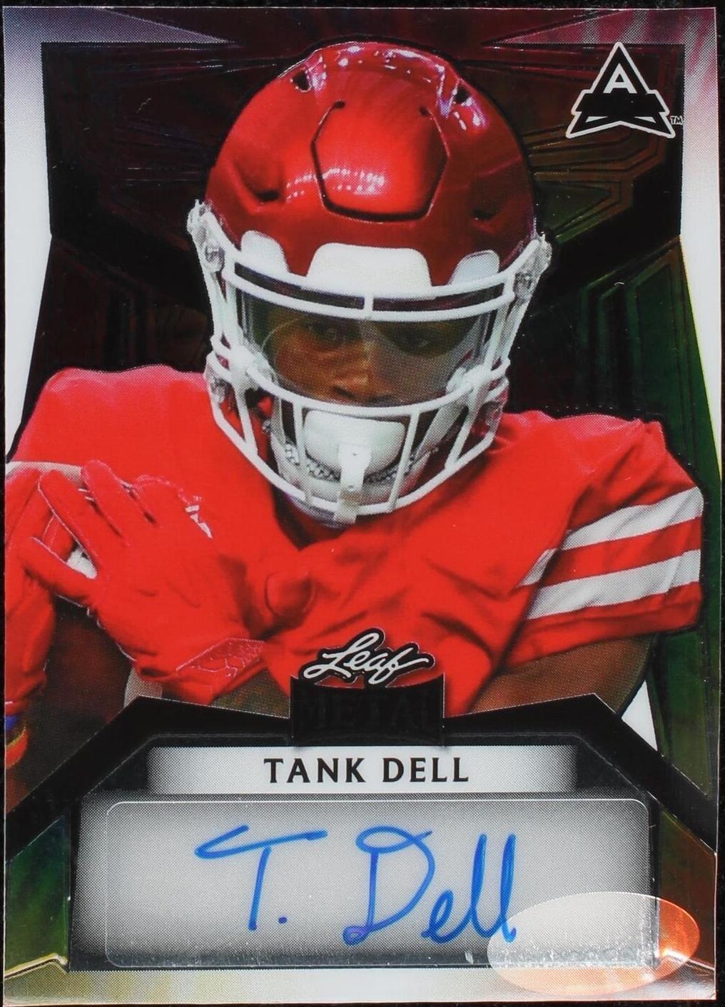 2023 Leaf Metal - Portrait Autographs Tank Dell #PA-TD1 Pre-Production ...