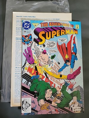 Near Mint DC Comic Adventures of Superman #496 November 1992 Truth & Consequence | eBay
