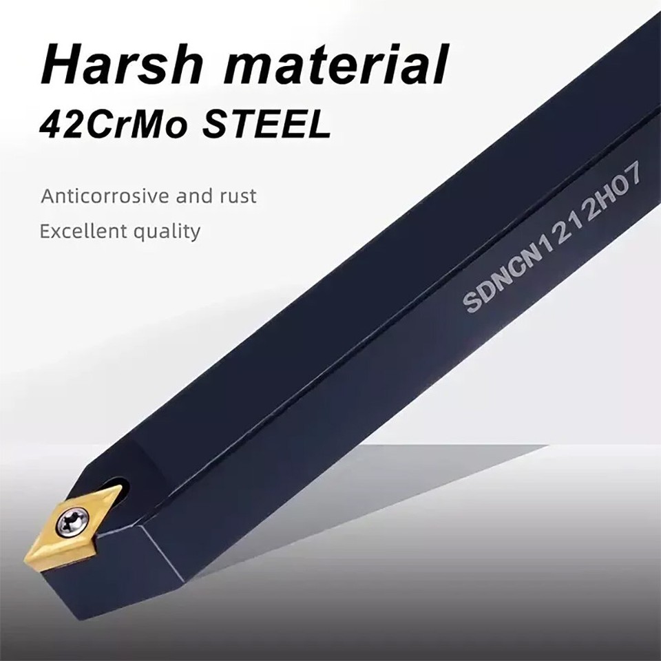 21PCS Kit Indexable Lathe Turning Tool 1/2" 12mm Shank Metal Lathe ...