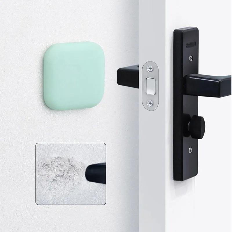 Wall Protector Rubber Stop Door Handle Guard Bumper Stopper Self ...