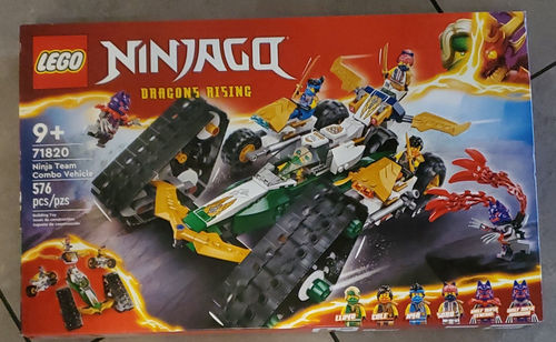 LEGO NINJAGO Dragons Rising: Ninja Team Combo Vehicle (71820) with ...