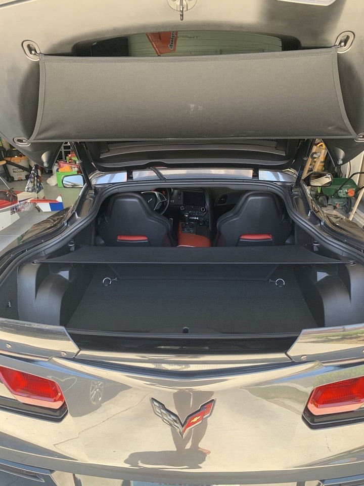 Cargo Trunk Security Upper Shade Cover for Chevrolet CORVETTE C7 2014 ...
