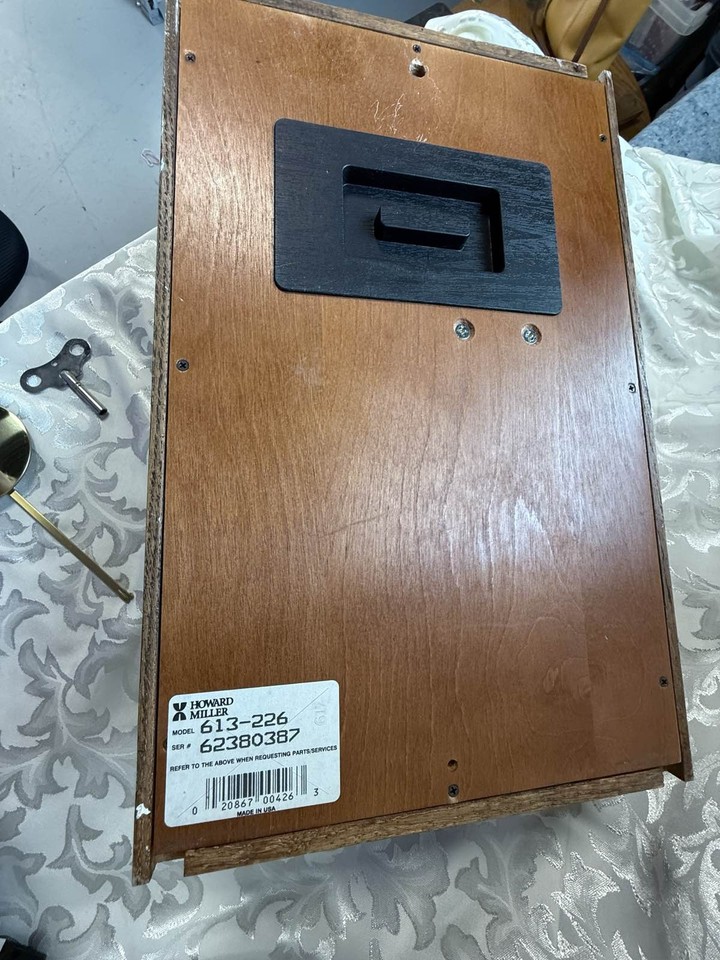 Howard Miller Wood Wall Clock Westminster Chimes 613-226 w/ Key | eBay