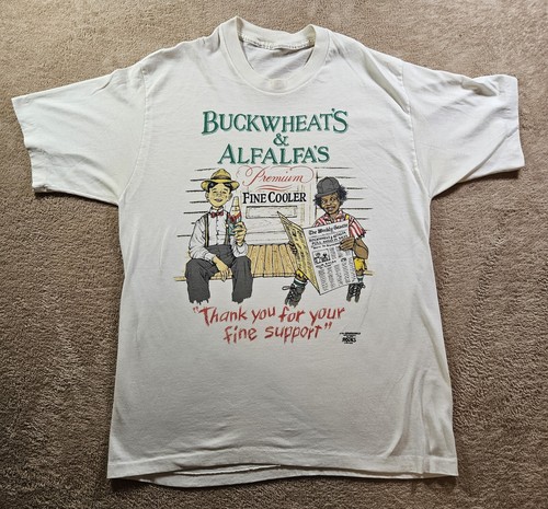 Vintage 1986 Little Rascals Buckwheat Alfalfa Premium Fine Cooler Tee ...