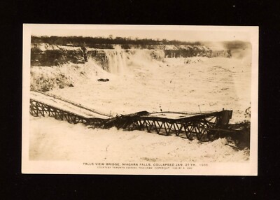 Vintage RPPC Falls View Bridge Collapse Niagara Falls 1938 Unposted | eBay