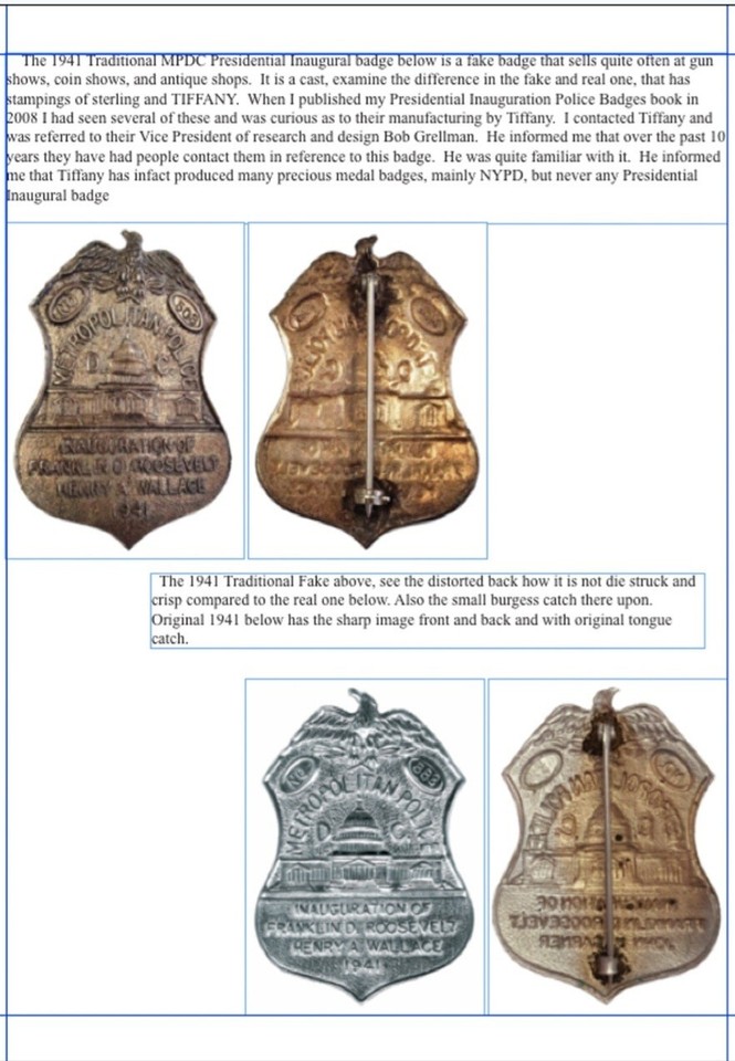 LANGENBACKER's GUIDE OF FAKE POLICE BADGES With Added Known Fakes by ...