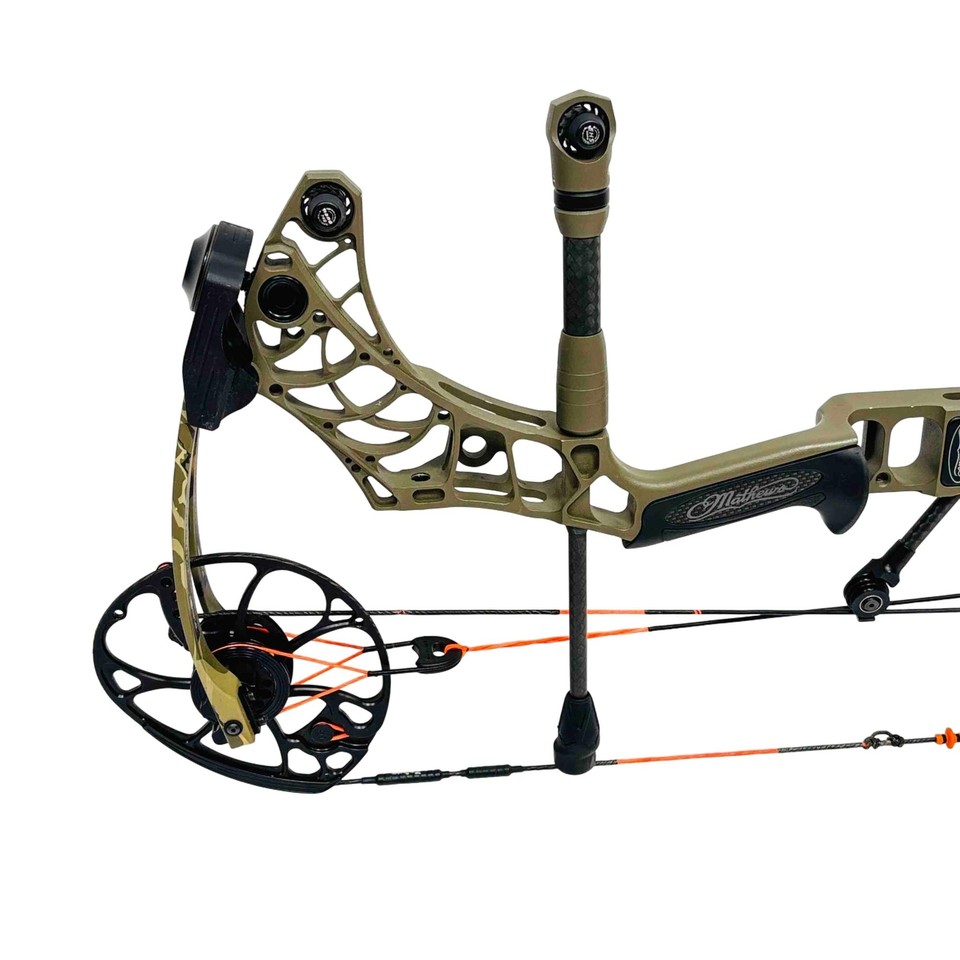 Mathews V3 Right-Handed Green Ambush Compound Bow DW 75lbs / DL 29.5 ...