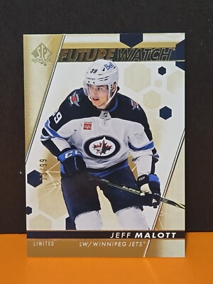 2022-23 SP Authentic JEFF MALOTT Future Watch Limited Gold 73/99 #184 🏒 ...