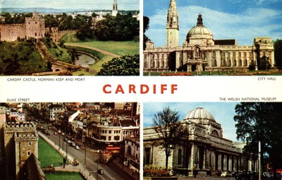 Cardiff : Vintage Postcard. | eBay UK