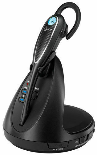 AT&T TL7810 DECT 6.0 Wireless Universal Headset Softphone 500 ft Range ...