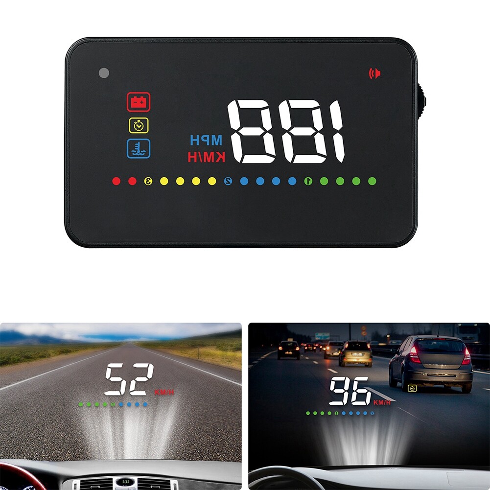 A200 HUD 3.5in Car Head Up Display Speedometer ODB2 Windshield ...
