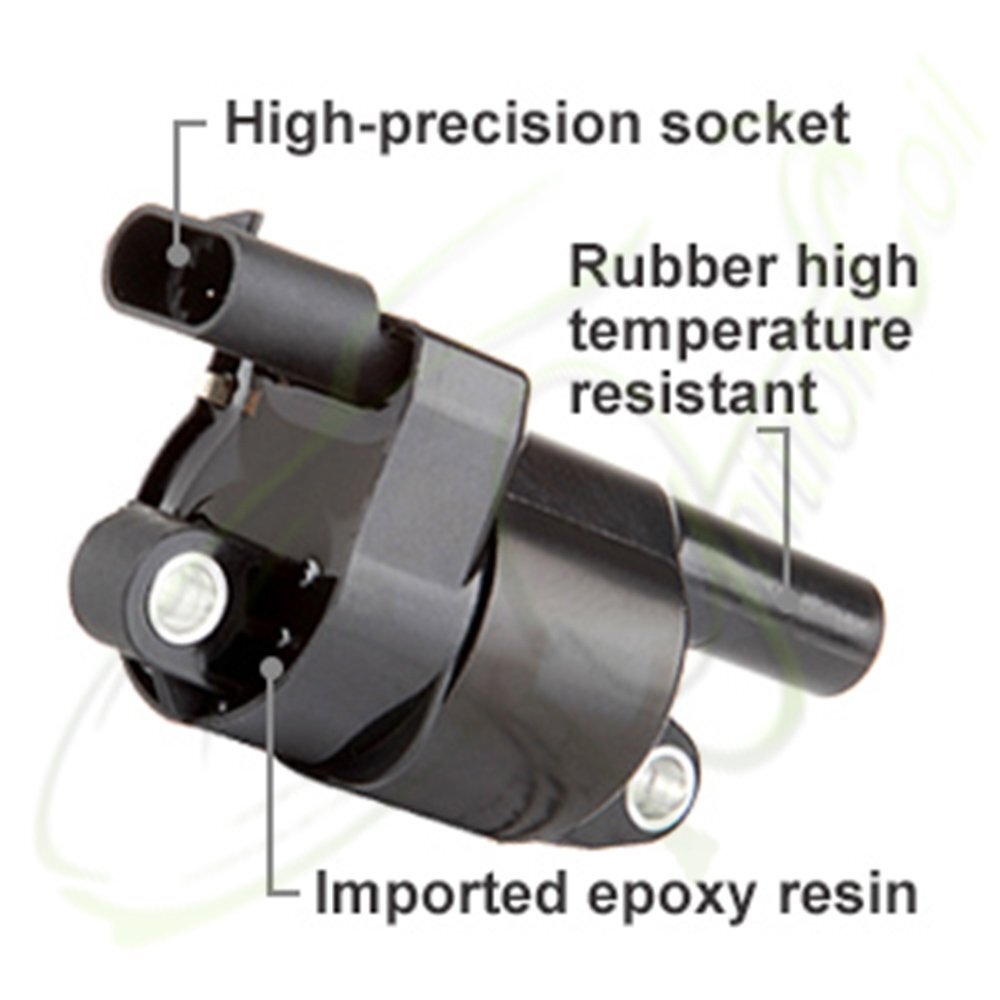 Set of 4 Ignition Coils for Buick Chevrolet GMC Cadillac Hummer Saab GM ...