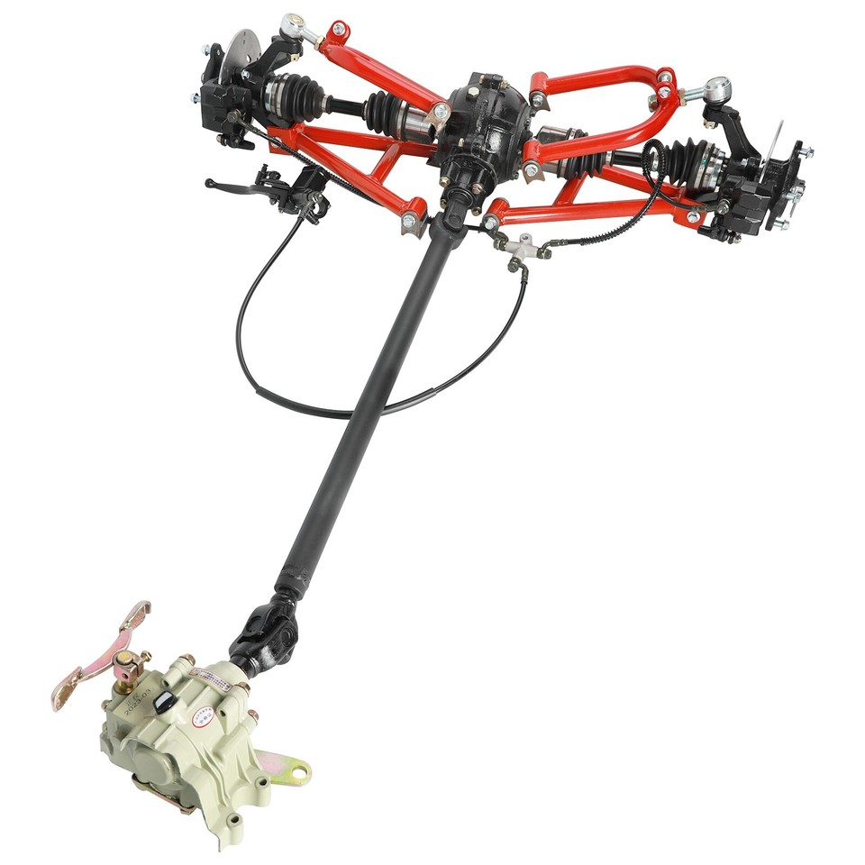 4WD Rear Drive Shaft CV Axle Shock Swing Arm Assembly ATV UTV Quad ...