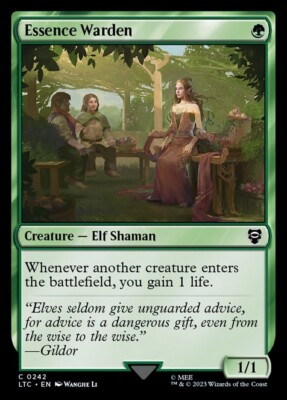 Essence Warden 0242 Non Foil Common LOTR Commander MTG Near Mint | eBay