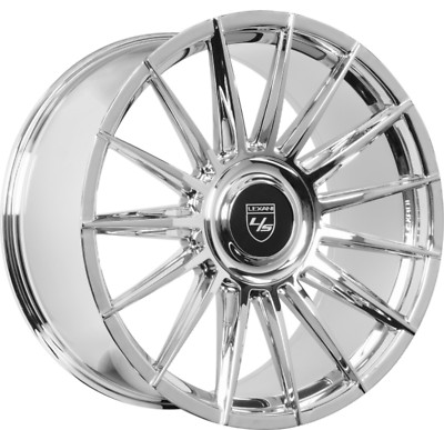 22" Inch CHROME Lexani Lotus XL STAGGERED BLANKS Wheels Rims 20 | eBay