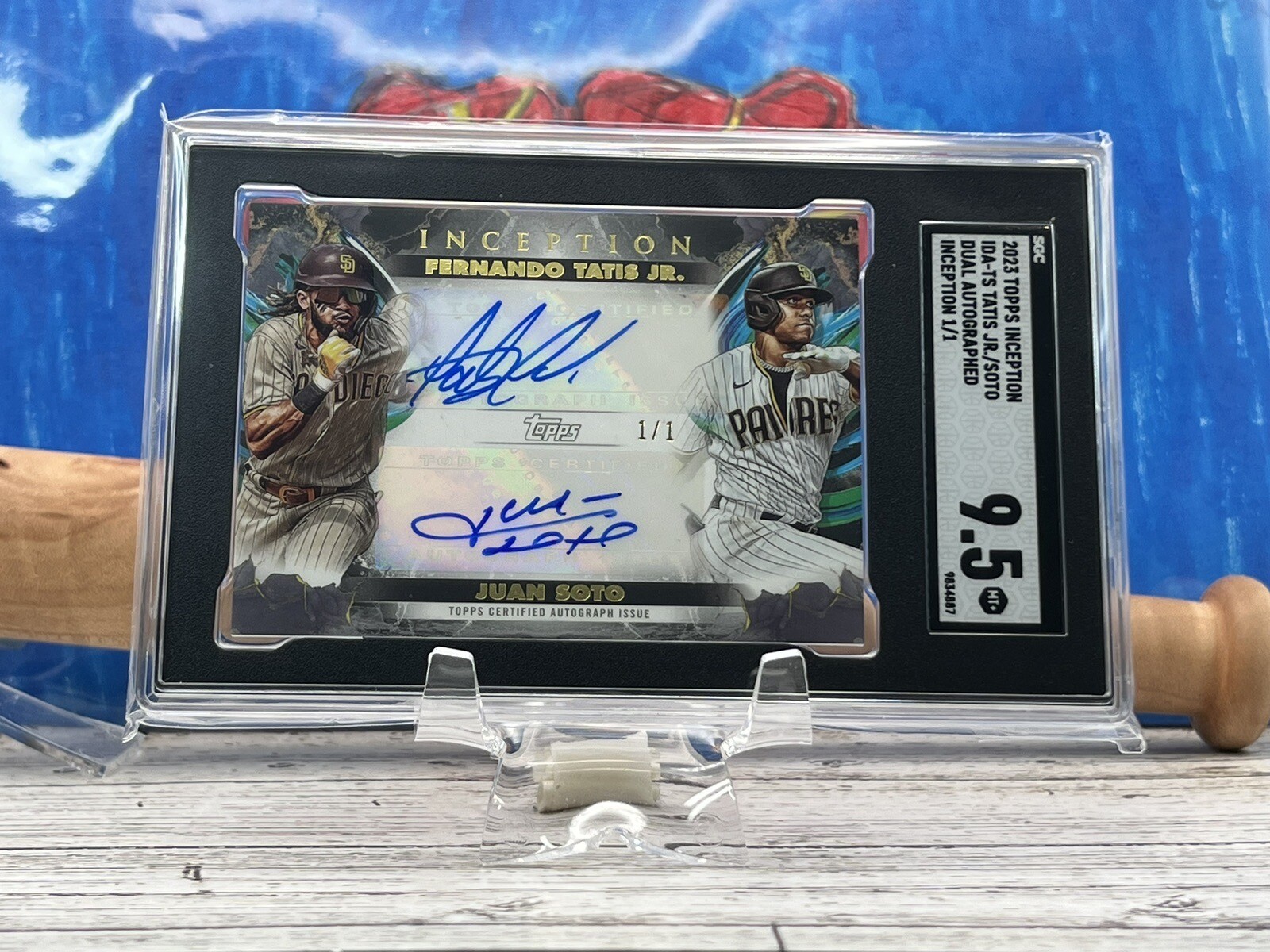 2023 Topps Inception - Dual Autographs Inception #IDA-TS Juan Soto ...