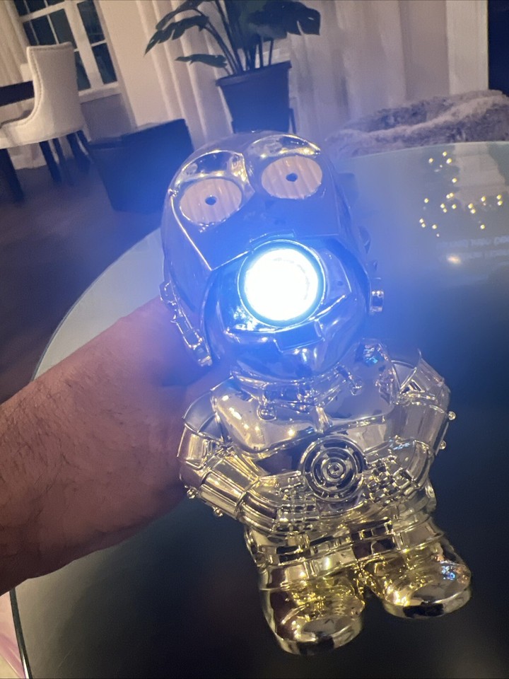 C3PO Talking Flashlight Works Disney Star Wars The Force Awakens 5” - Works | eBay