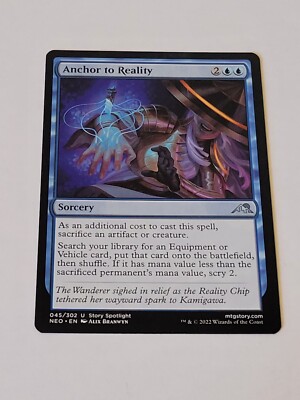MTG Anchor to Reality Kamigawa: Neon Dynasty 045/302 Regular Uncommon ...