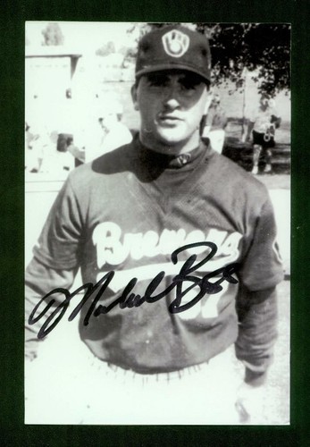 #0543, 4" x 6" Photo Card, Signed-Autographed, Marshall Boze, Milwaukee ...