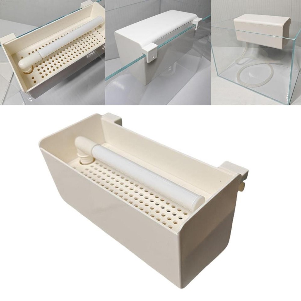 Aquarium Hang on Filter Box External Drip Flow Box Fish Tank Top Filter ...
