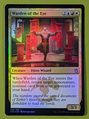 FOIL Warden of the Eye x1 Khans of Tarkir x1 Magic the Gathering MTG | eBay