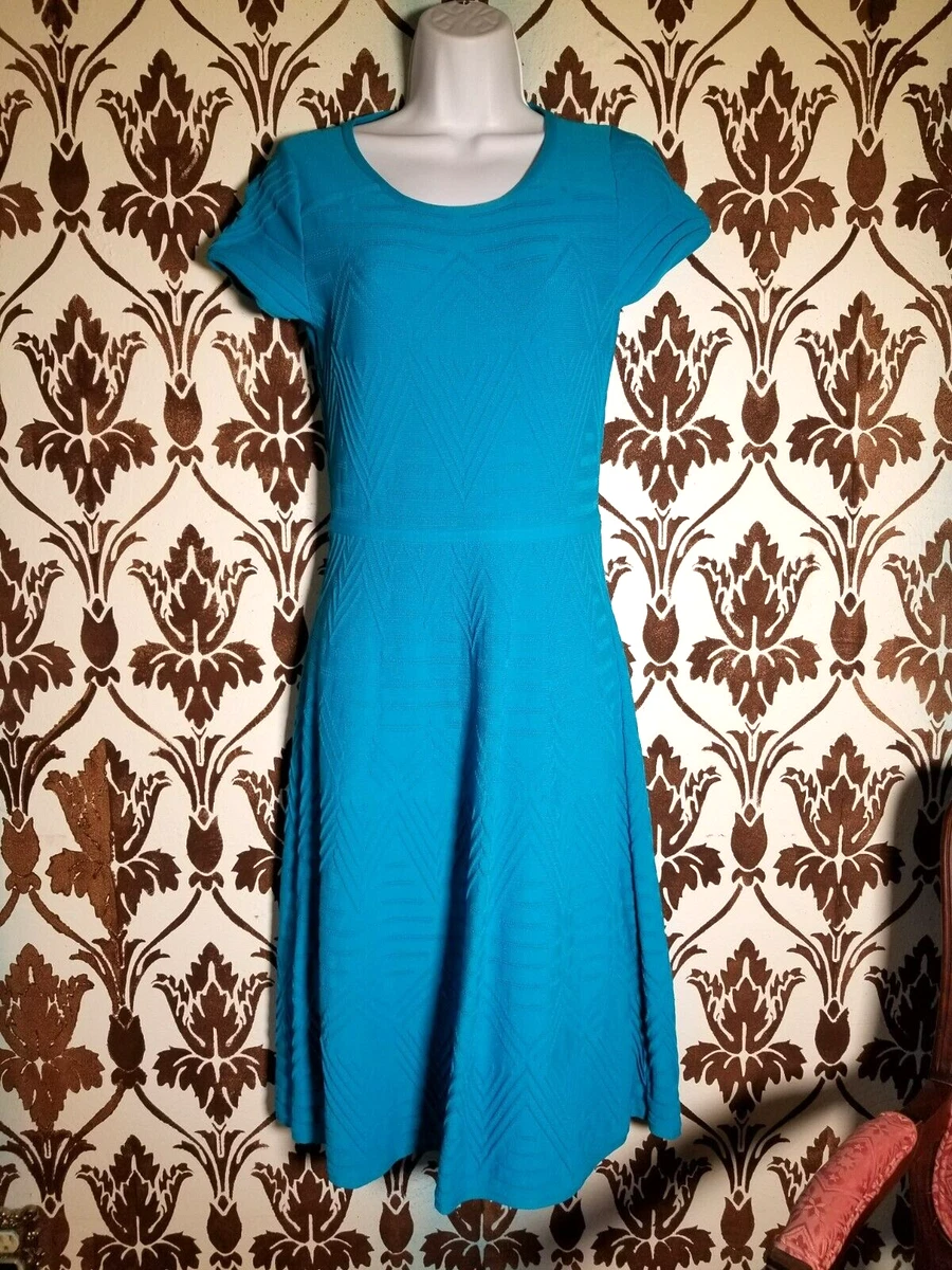 Aqua Blue Color Short Dress