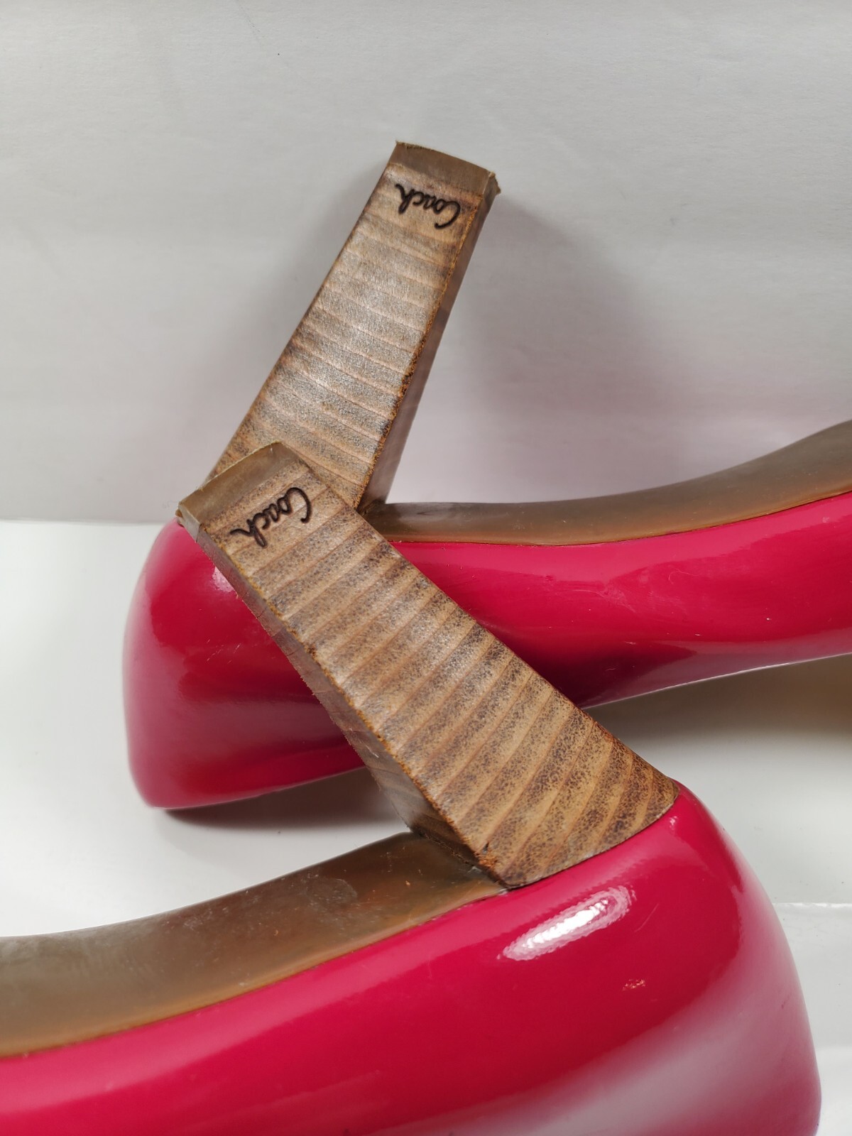 Coach Sheri Pumps Heels Patent Leather Hot Pink Women… - Gem