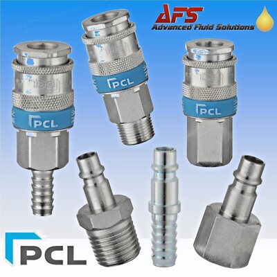 PCL XF Euro Range Coupling or Adaptors - 1/4 3/8 & 1/2 Airline Air Line ...
