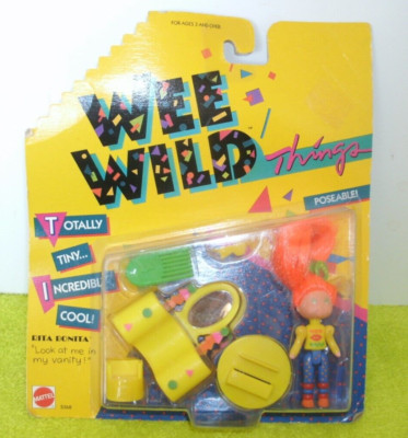 Vintage Mattel Wee Wild Things Doll Rita Bonita 1987 New | eBay