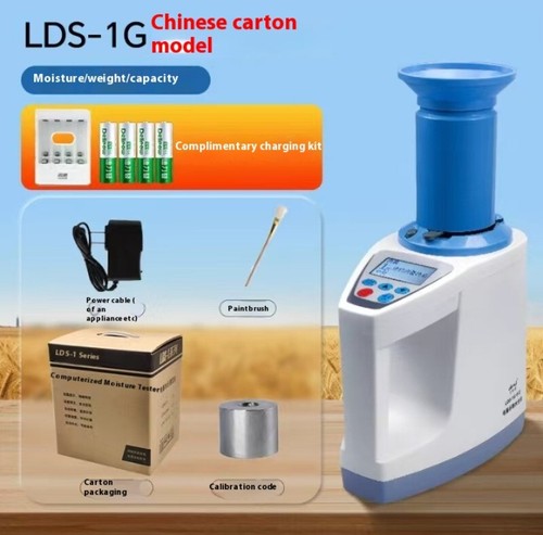 Digital Grain Moisture Meter LCD Corn Wheat Soybeans Moisture Measuring ...