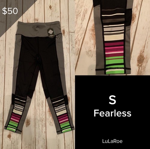 LuLaRoe BRAND NEW Rise Fearless Crop Fitness Workout Leggings Small | eBay