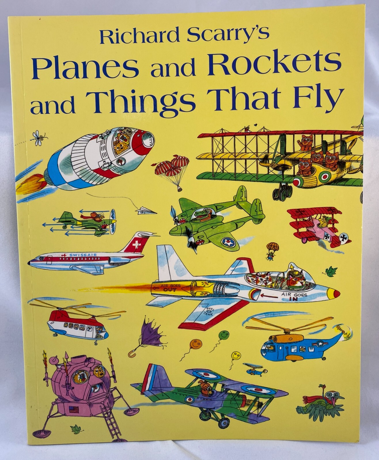 Planes and Rockets and Things That Fly By Richard Scarry PB VGC Large ...