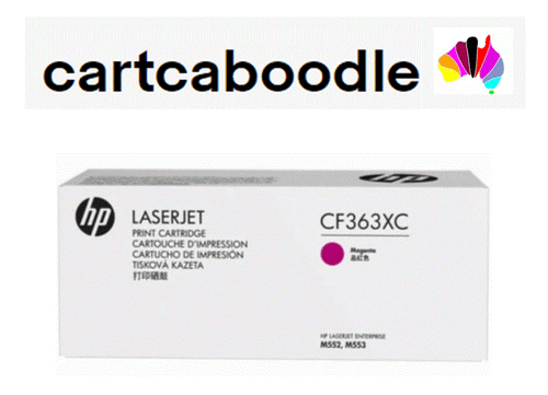 HP Genuine CF363XC / CF363X / 508X MAGENTA Toner - M552DN M553DN M553N ...