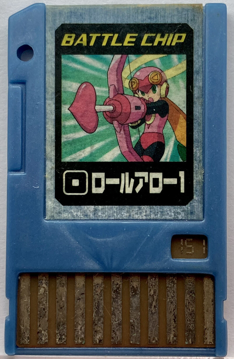 Japan Megaman exe Roll Arrow 1 151 Battle Chip TAKARA Hobby Japanese ...