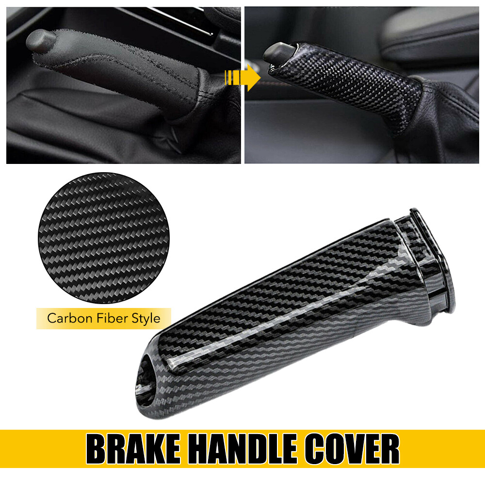 ABS Carbon Fiber Handbrake Brake Handle Cover FOR BMW E46 E90 E92 F30 ...