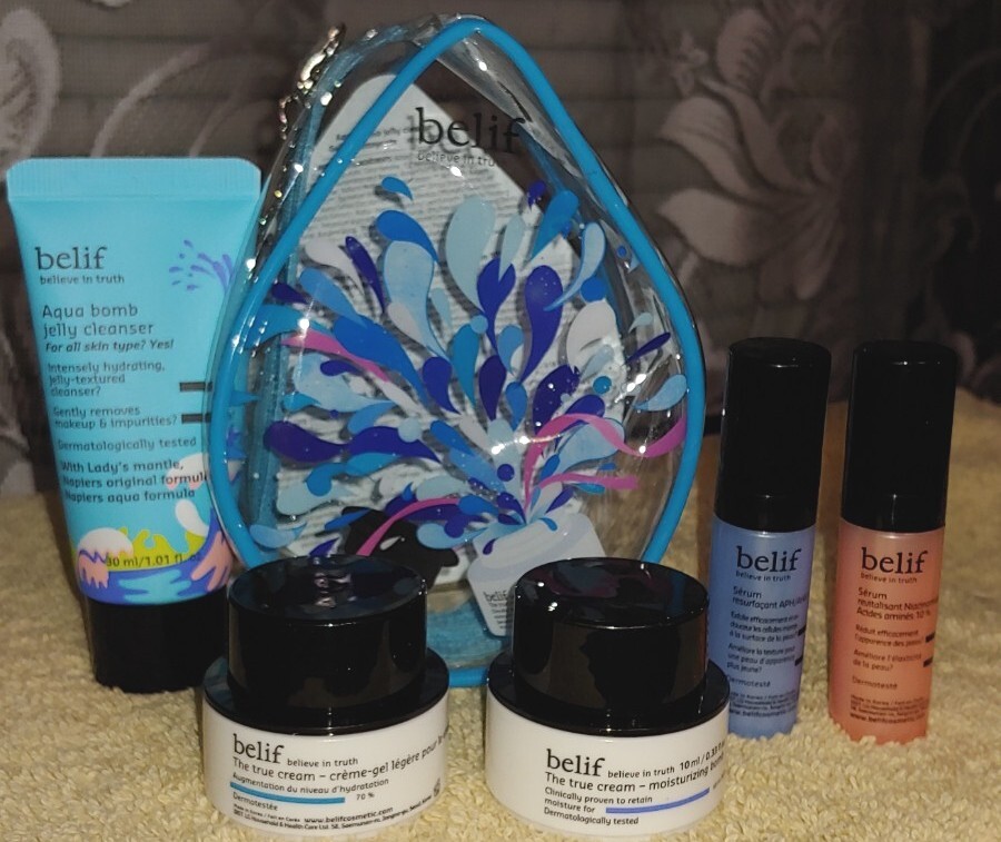 Belif Dive Into Moisture On the Go Travel Kit Five Travel Sizes in Cute ...