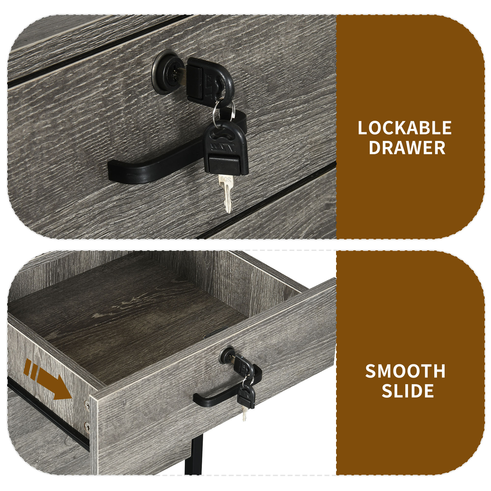 79" L-Shaped Desk U Shaped Gaming Desk Computer Desk with LED Strip ...