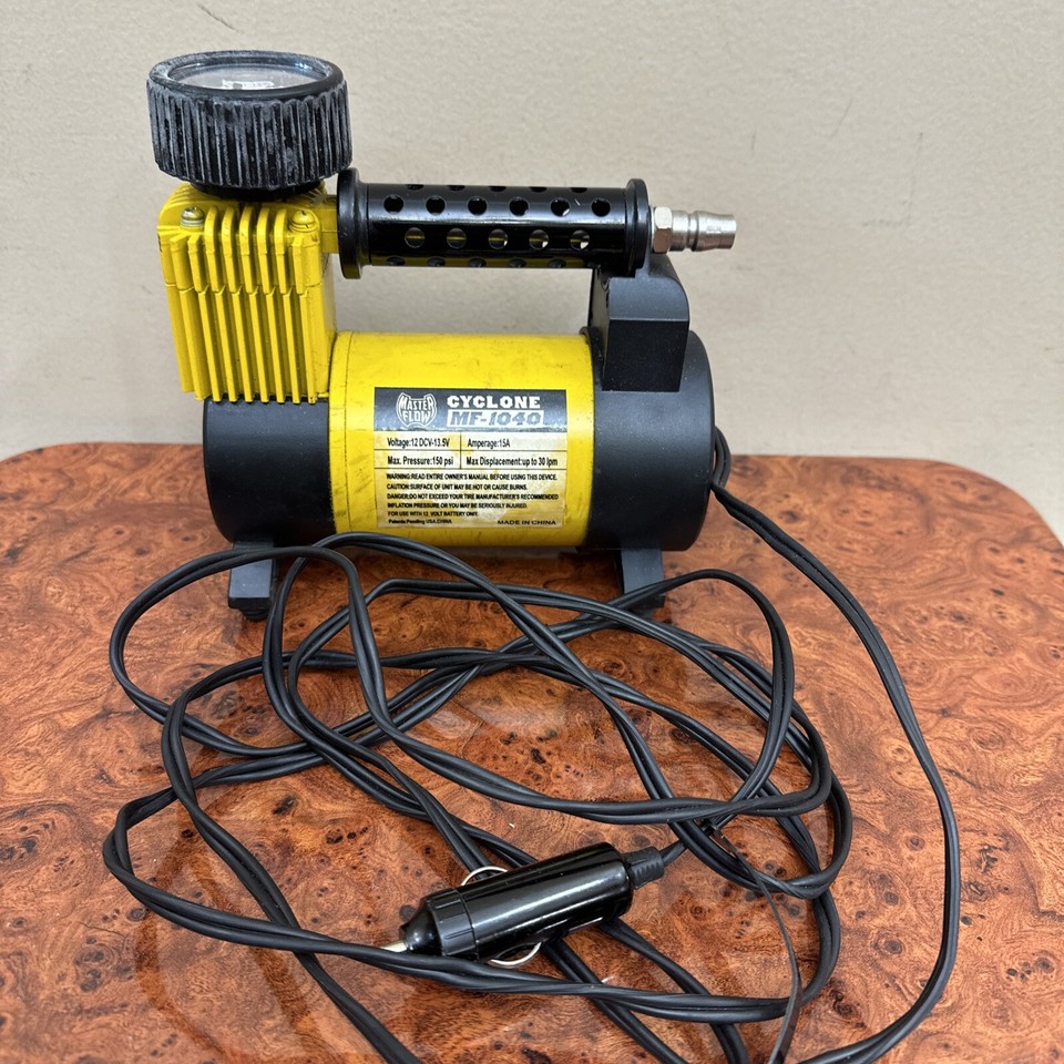 Master Flow Cyclone MF-1040 Tire Inflator Air Portable Air Compressor ...