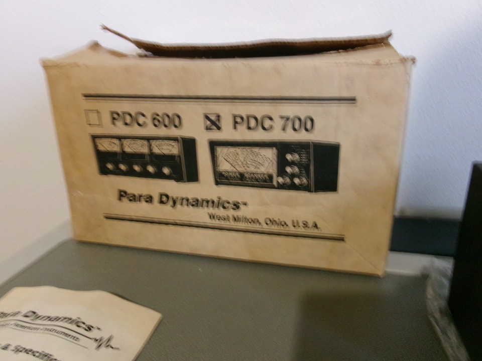 Para Dynamics Power Scanner PDC 700 Meter with Manual & Box-1000 WATT ...